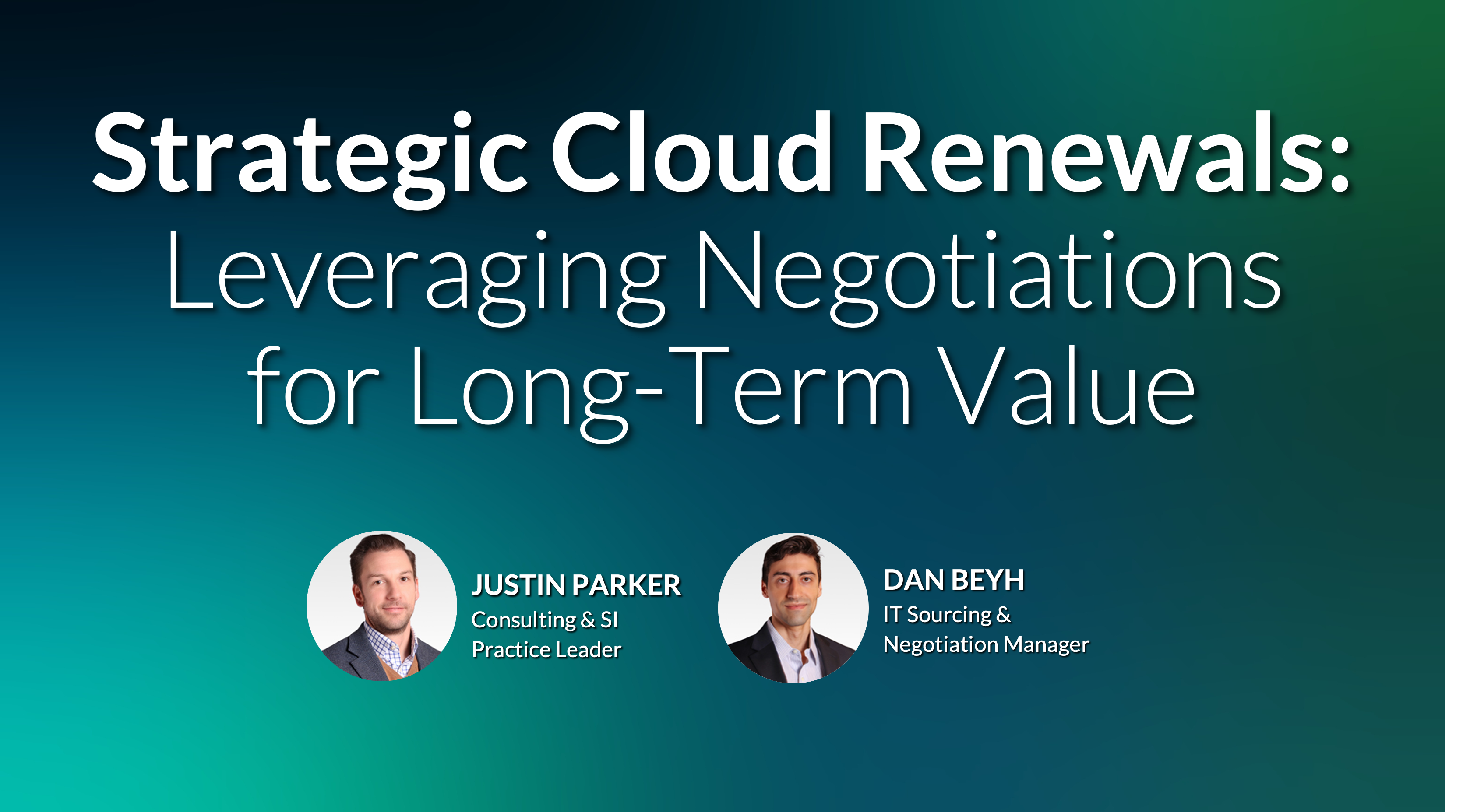 Strategic Cloud Renewals: Leveraging Negotiations for Long-Term Value ...